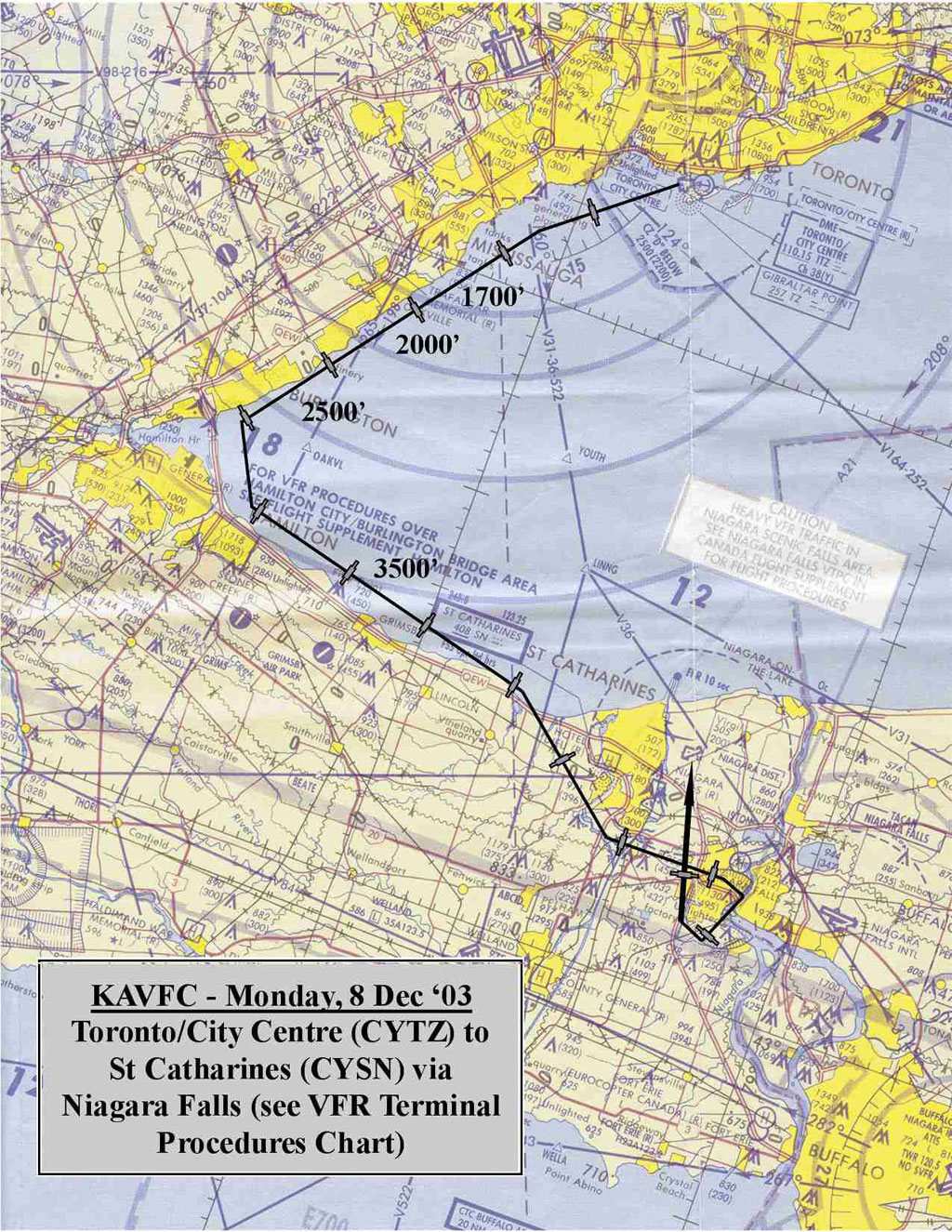 Kingston Amateur Radio Club - Kingston Area Virtual Flying Club Flight Plan